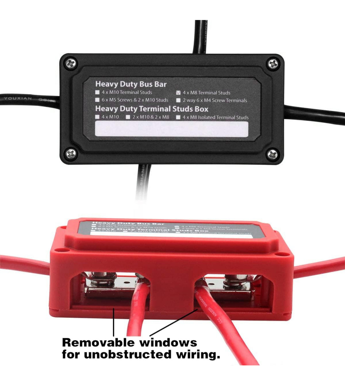 300A DC Bus Bar Heavy Duty Power Distribution Black صندوق الحافلة ...