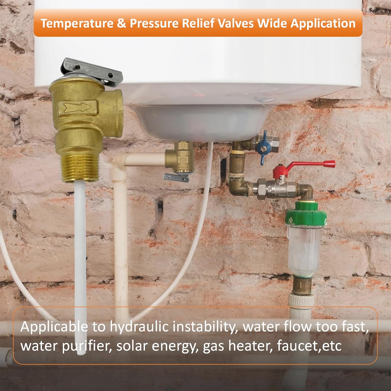 Temperature and Pressure Relief Valve تنفيس سخان الماء – Q8RV.Com